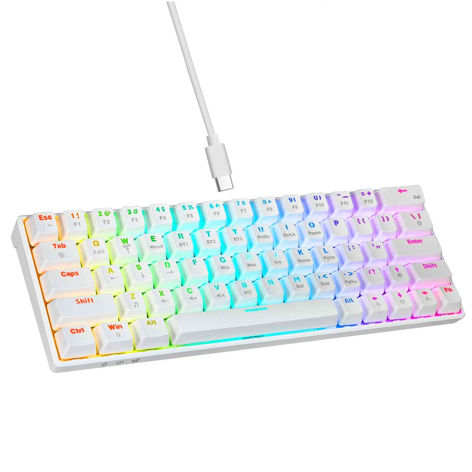 T30 PRO Wireless RGB Gaming Keyboard for Realme Narzo 50 5G/9 5G/V23i ...