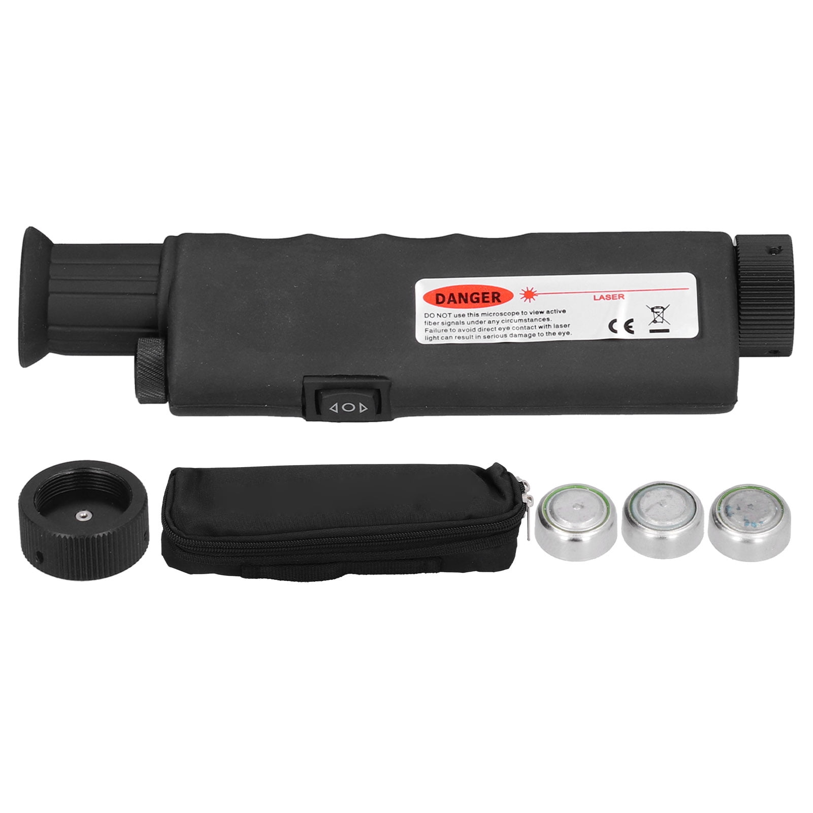 T302‑D200 Handheld Optical Fiber Microscope 200X Magnifier for Fiber ...