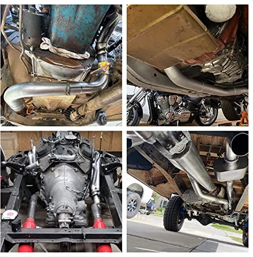 T304 Stainless Steel 3 Inch Custom Exhaust Pipe Kit 16 Gauge Custom ...