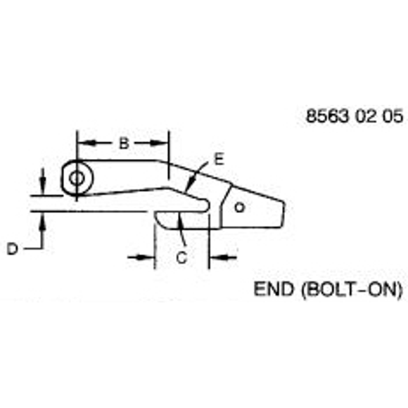 John Deere Bucket Tooth Bar