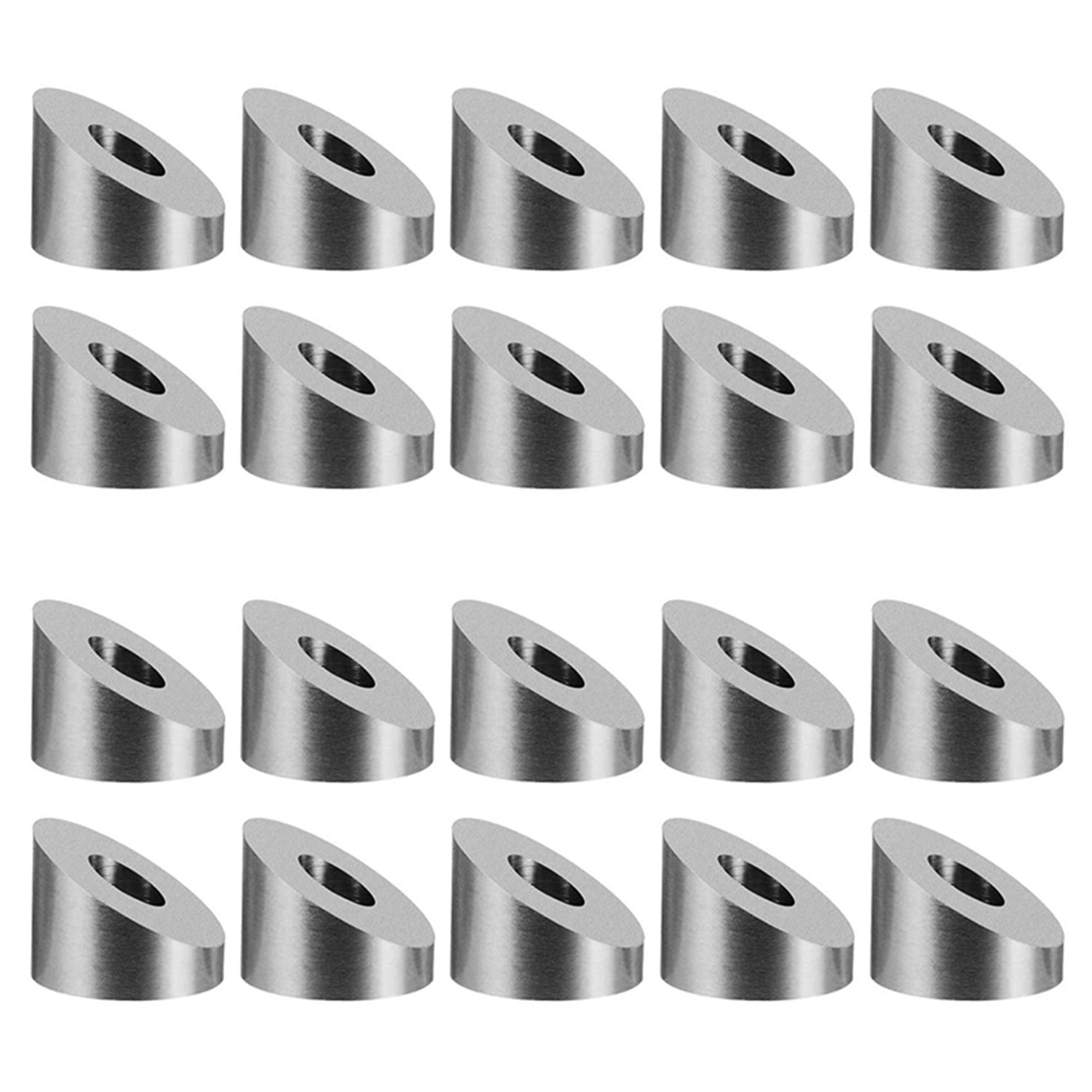 T316 Stainless Steel 1/4 Inch 30 Degree Angle Beveled Washer for 1/8 ...