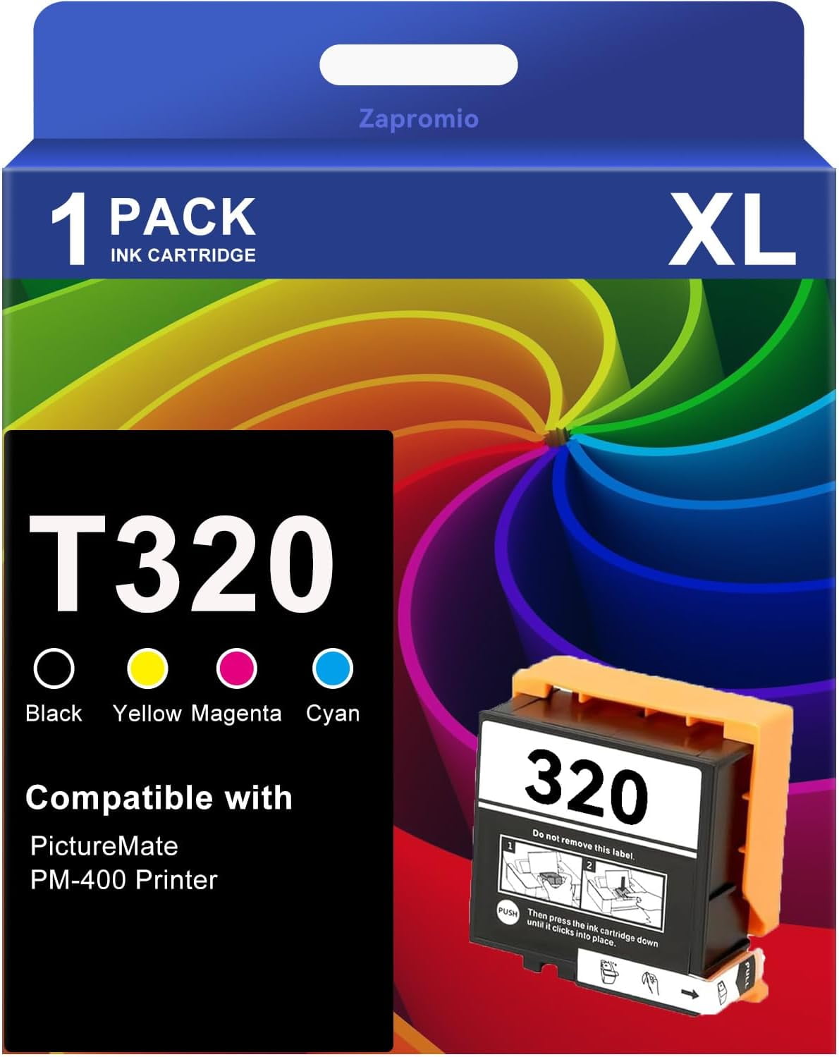 T320 320 Ink Cartridges for Epson 320XL 320P Ink for PictureMate PM-400 ...
