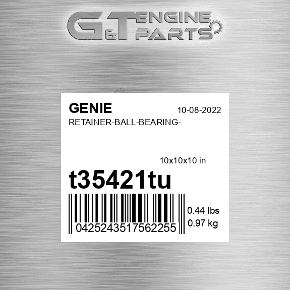 T35421TU RETAINER-BALL-BEARING- fits Genie (New OEM) - Walmart.com