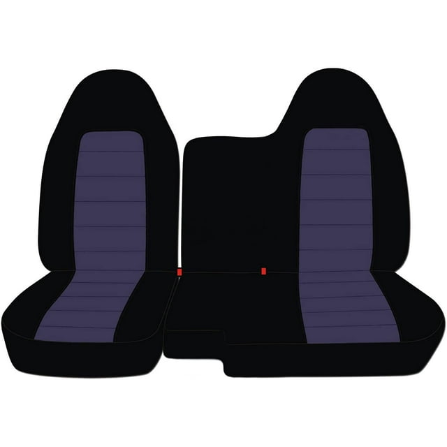 Fits 1998-2003 Ford Ranger Velour Seat Covers 60/40 Bench-No Armrest ...