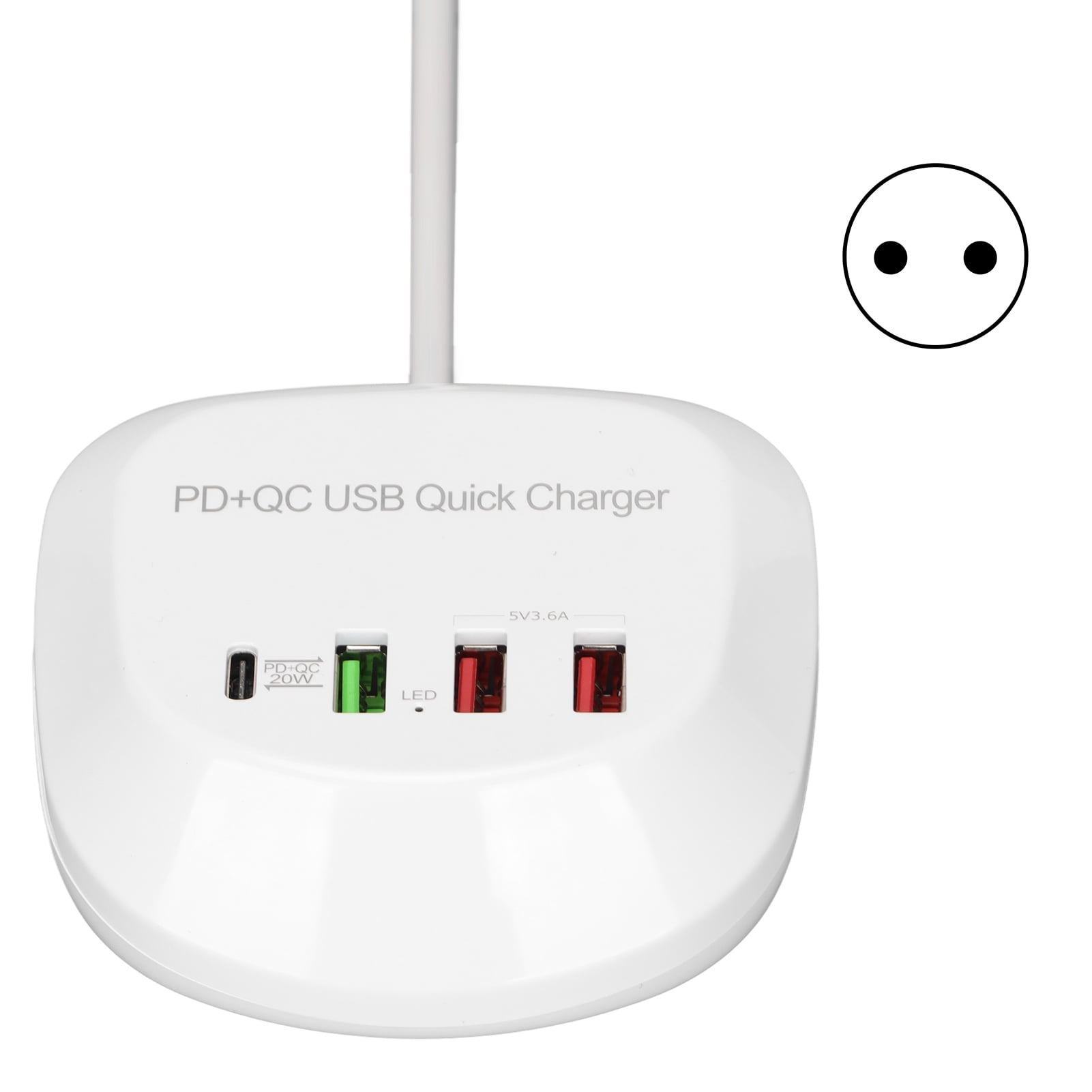 T3P USB Plug Multi Port Charger Multifunctional 4 Port PD QC3.0 USB ...