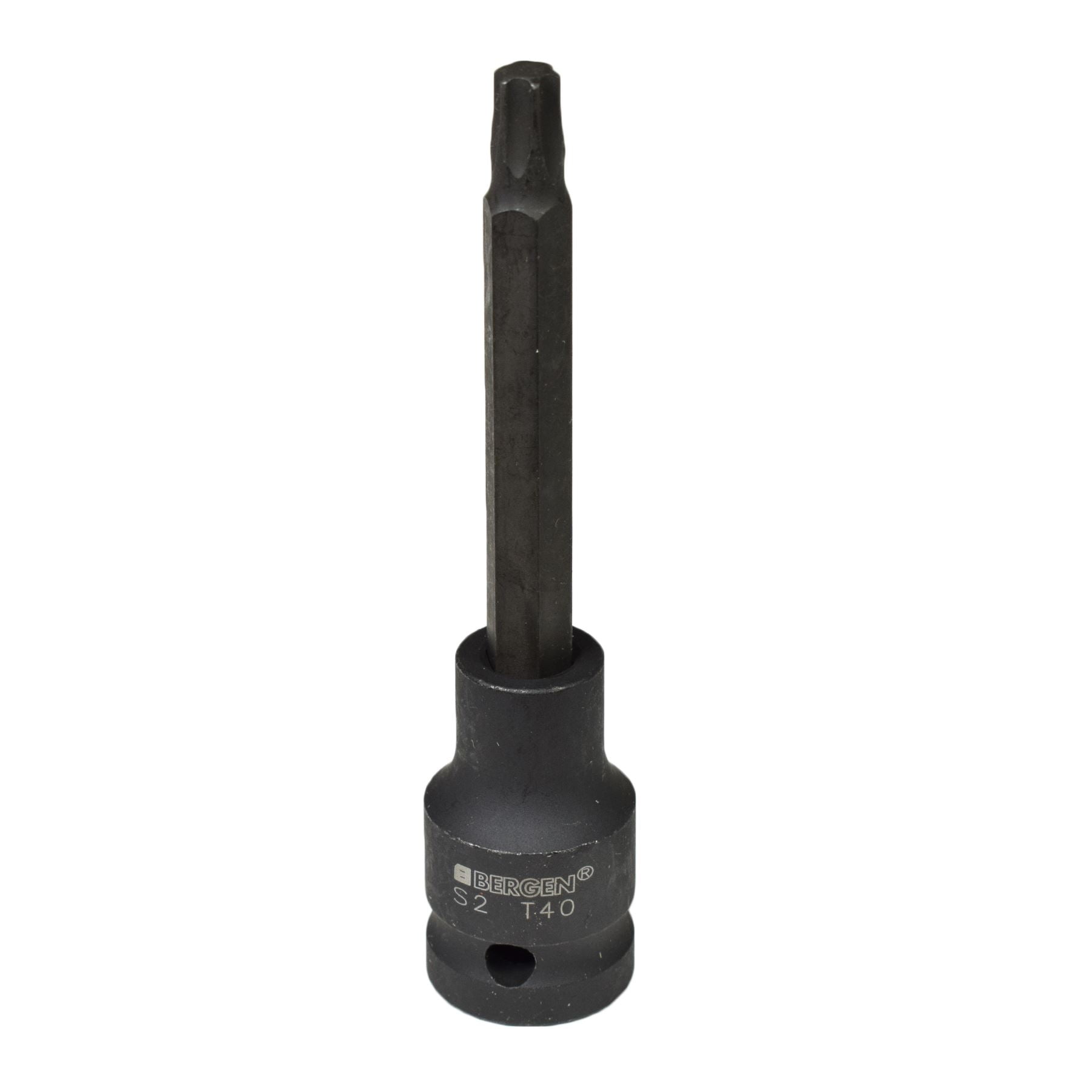 T40 x 100mm 1/2" Drive Short Impact Impacted Torx / Star Male Socket ...