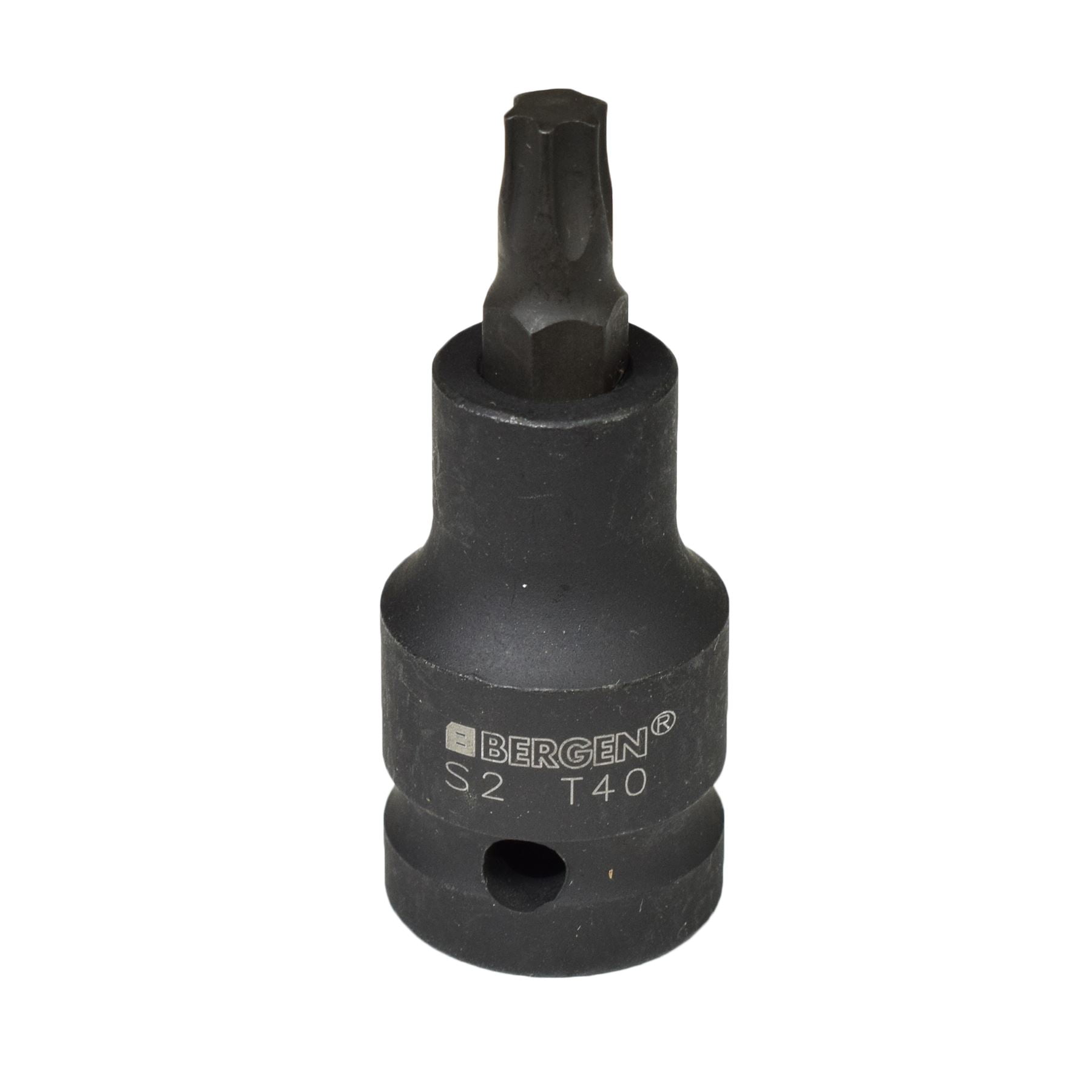 T40 x 53mm 1/2" Drive Short Impact Impacted Torx / Star Male Socket ...