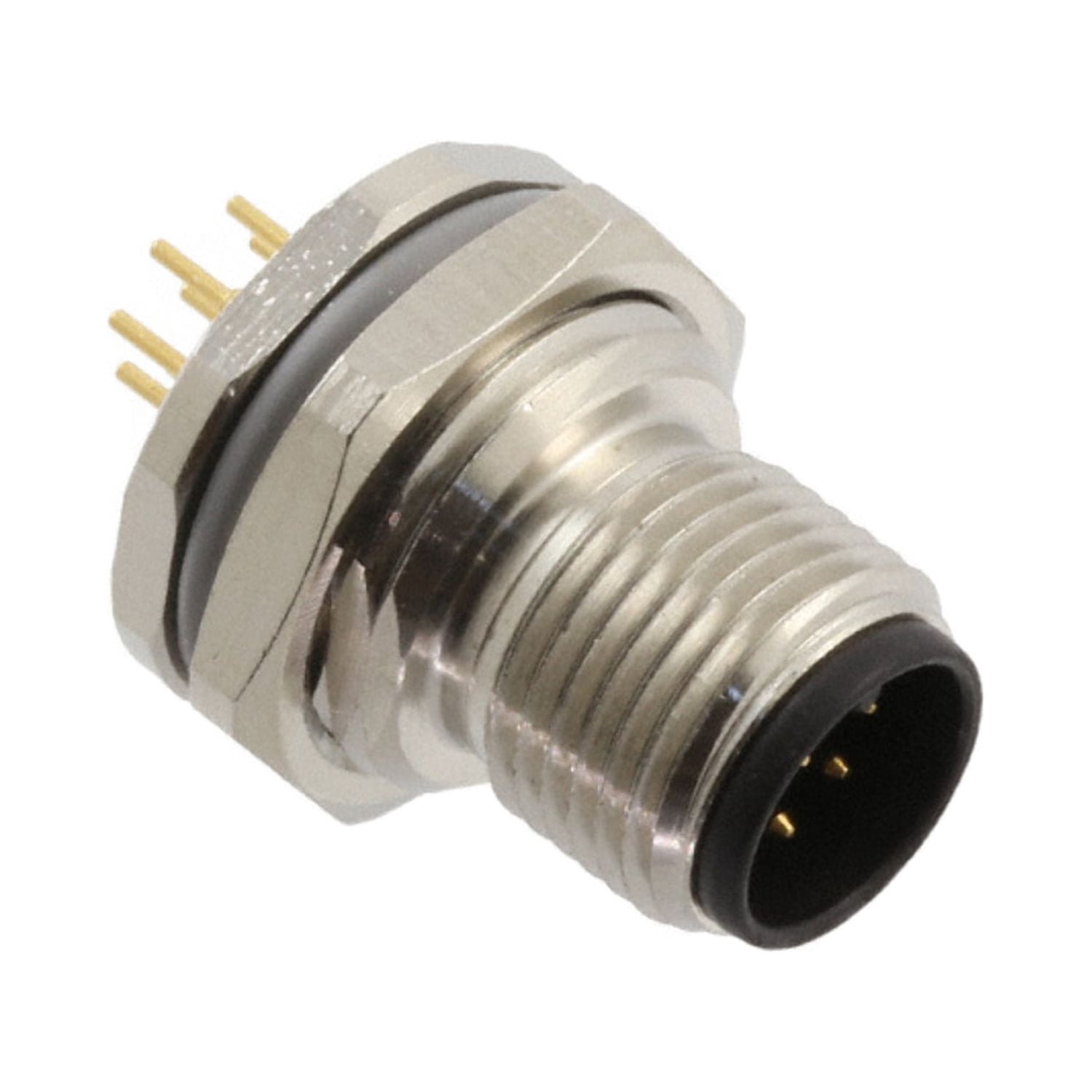 T4140012081-000 Connector Plug, 8 Position Circular Male Pins Solder ...
