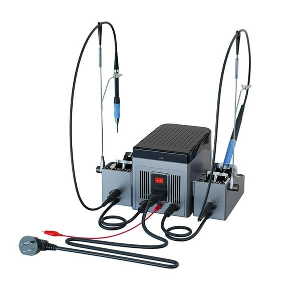 T420D Dual Channel Smart Soldering Station Intelligent Temperature ...
