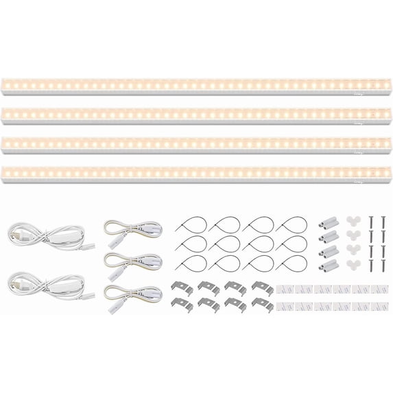 T5 Full Spectrum Grow Lights for Indoor Plants, 5000K LED Plant Lamp ...