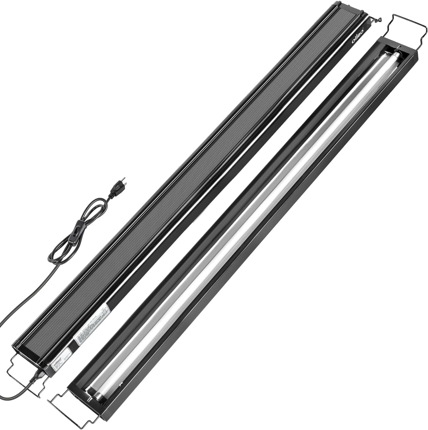 T5 HO Reptile Light Fixture UVB Lighting Combo Kit, Reptiles Terrarium Lamp Hood Light Fixture ...