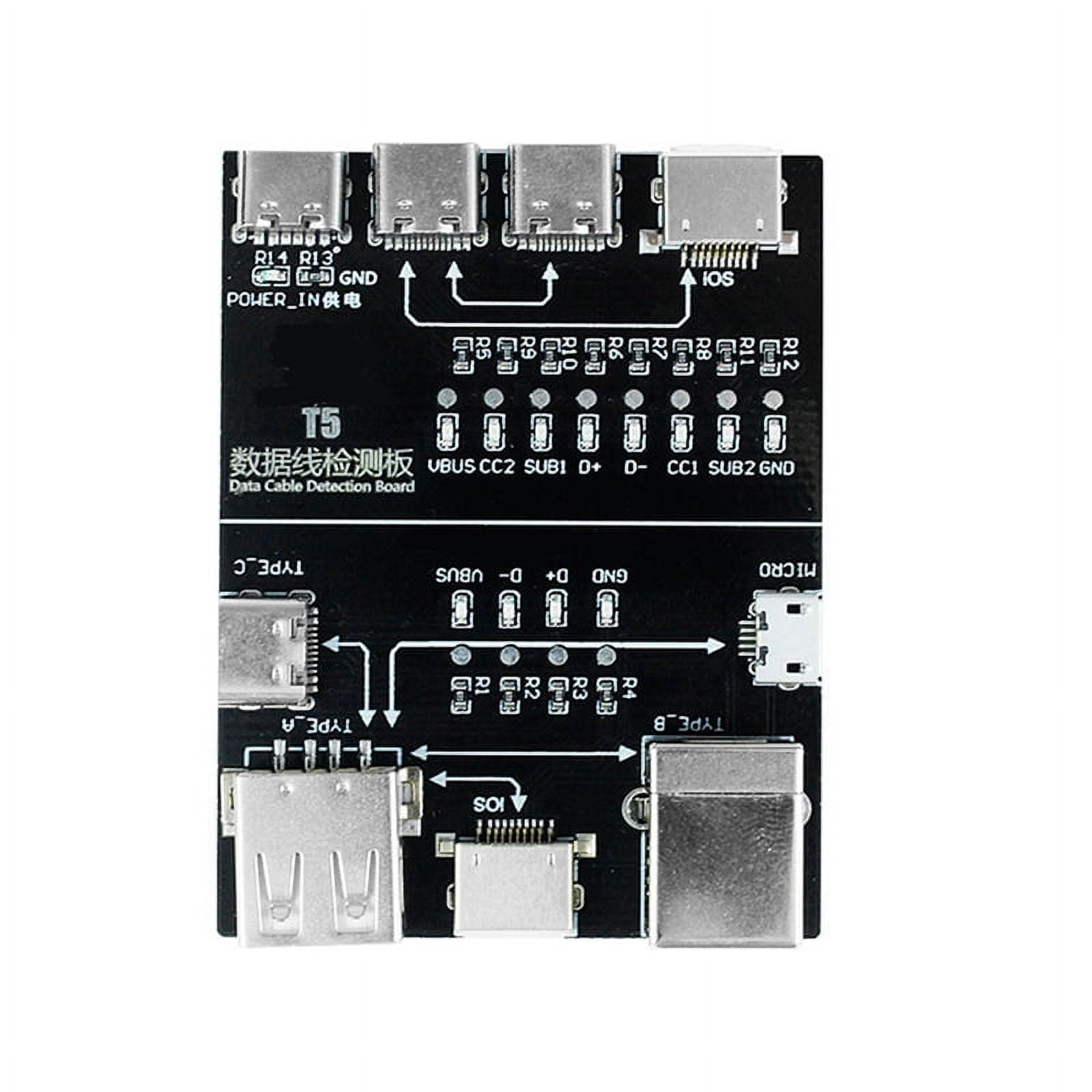 T5 on- Data Cable Detection Board for Android Fast Charging/Type-C ...