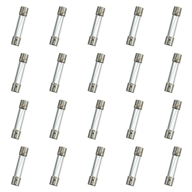 T5AL250V 20 Pcs 6x30mm Slow Blow Glass Fuse 5A 250V 0.24 x 1.18 inch ...
