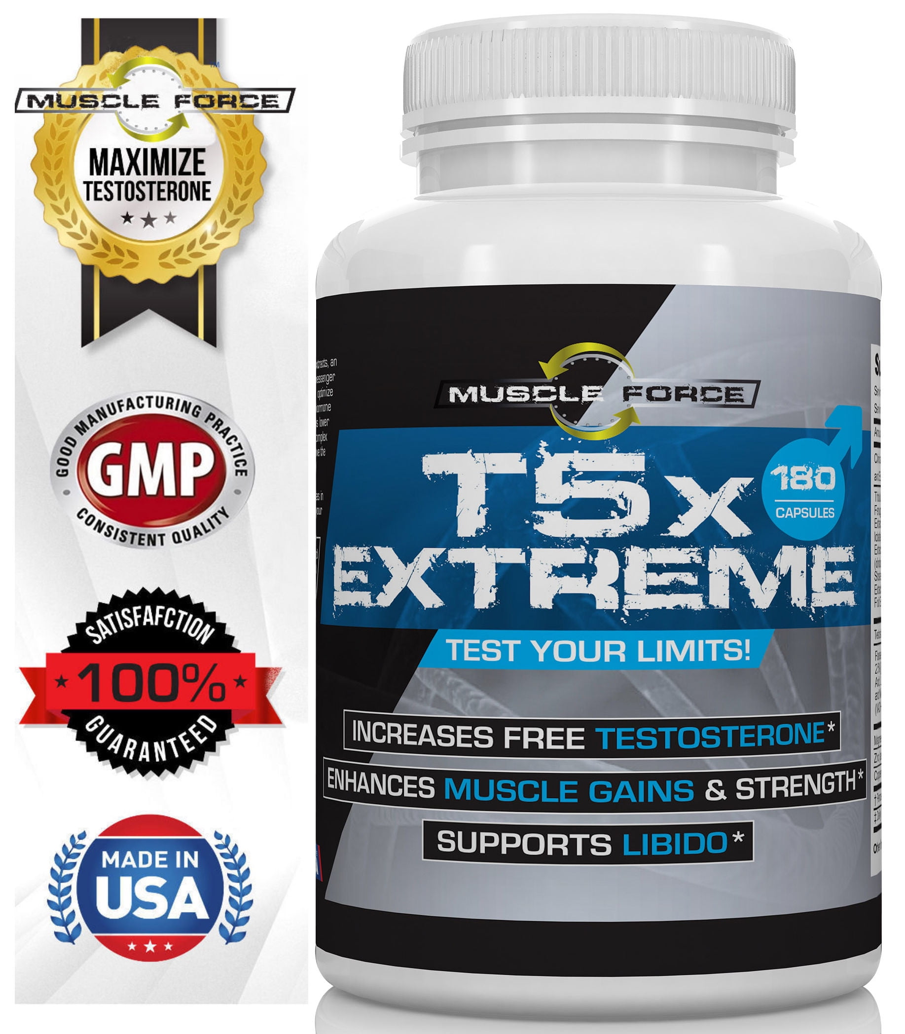 Muscle Force T5X Extreme Testosterone Booster, Sexual Potency Increase ...