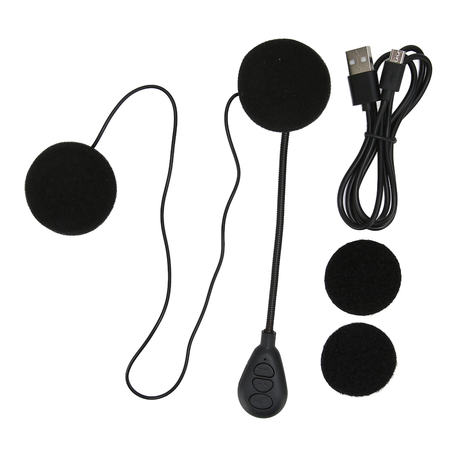 T6 Motorcycle Helmet Headset Volume Control Bluetooth Headset for All ...