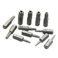 T6-T40 Magnetic Security 12Pcs Torx Bits Set with Right Angle ...