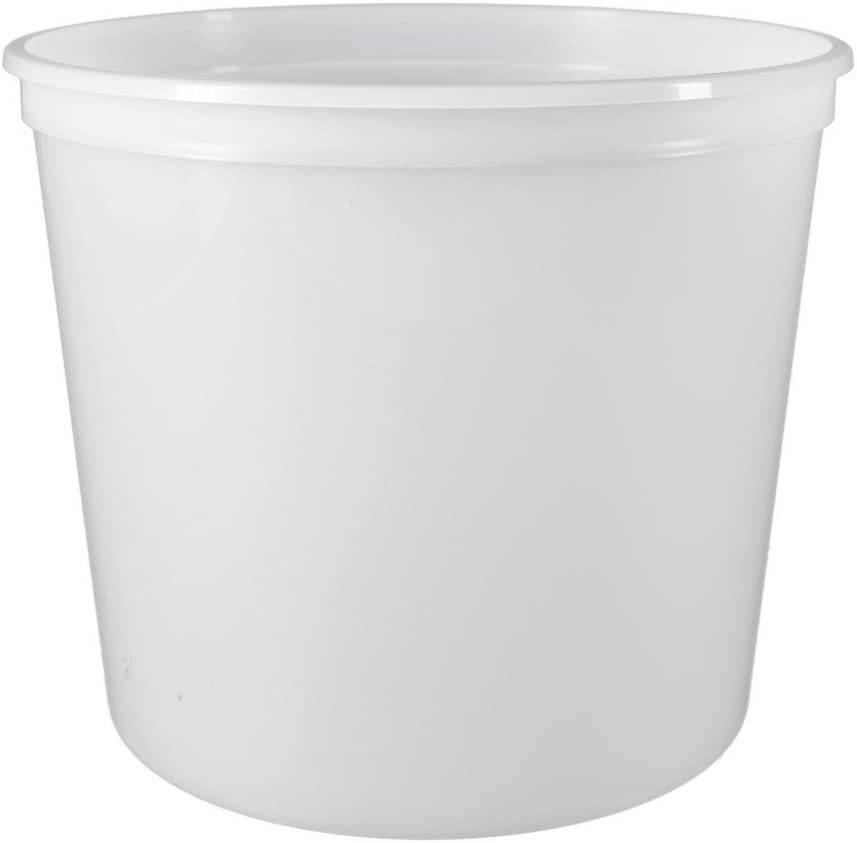 T60785CP(100PCS)+L607(100PCS), 86 Oz Plastic Containers with Lids ...