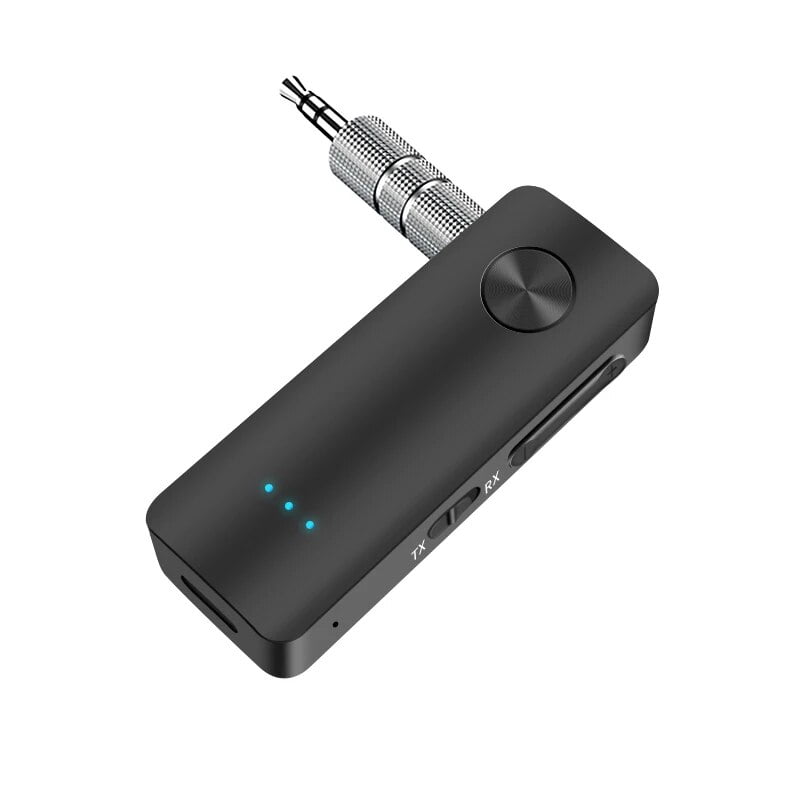 T66 Bluetooth 5.3 Audio Receiver Transmitter 3.5mm AUX Stereo 2 in 1 Music Wireless Adapter With ...