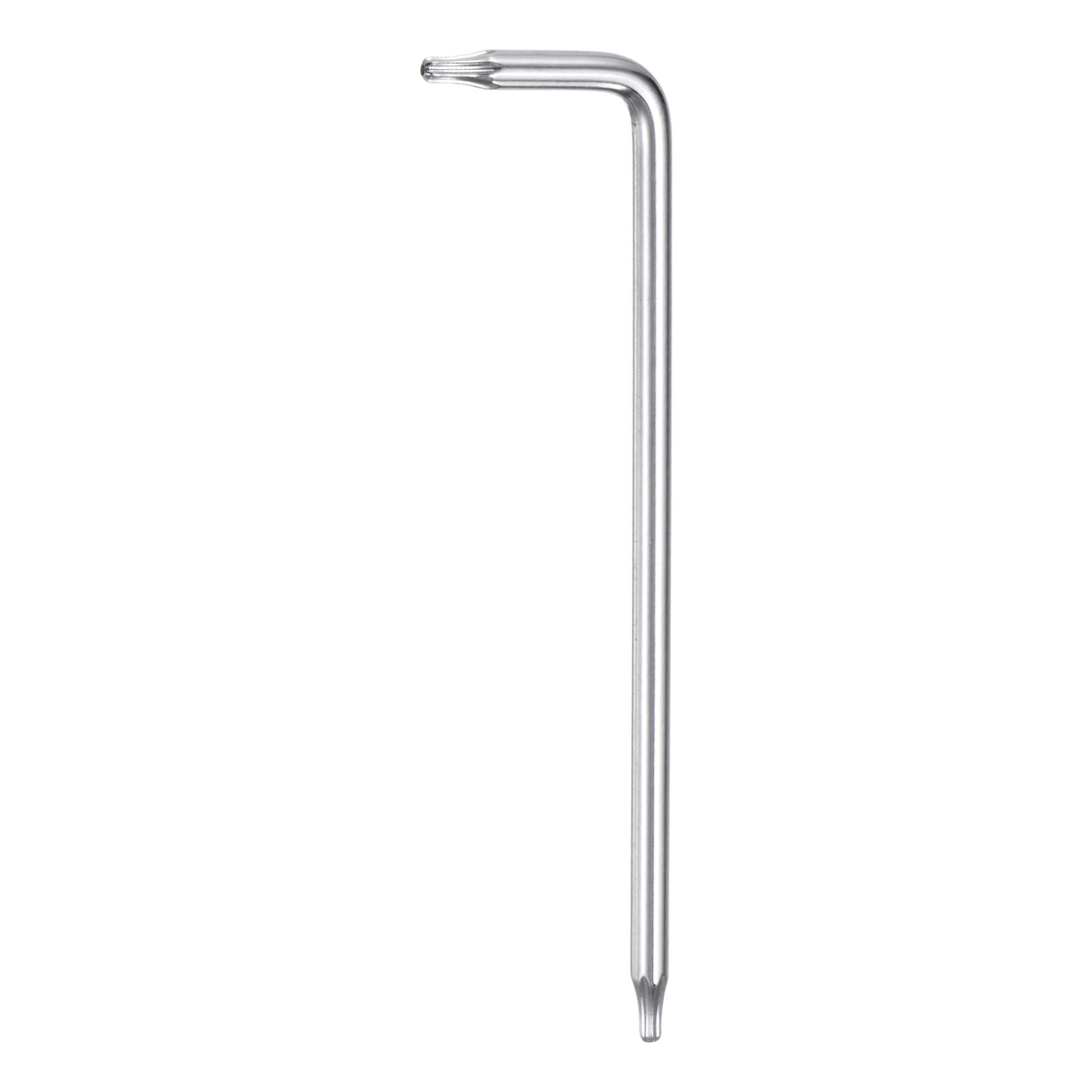 T7 Long Arm Tamper Proof Torx Wrench Star Keys, S2 Steel Chrome Coated ...