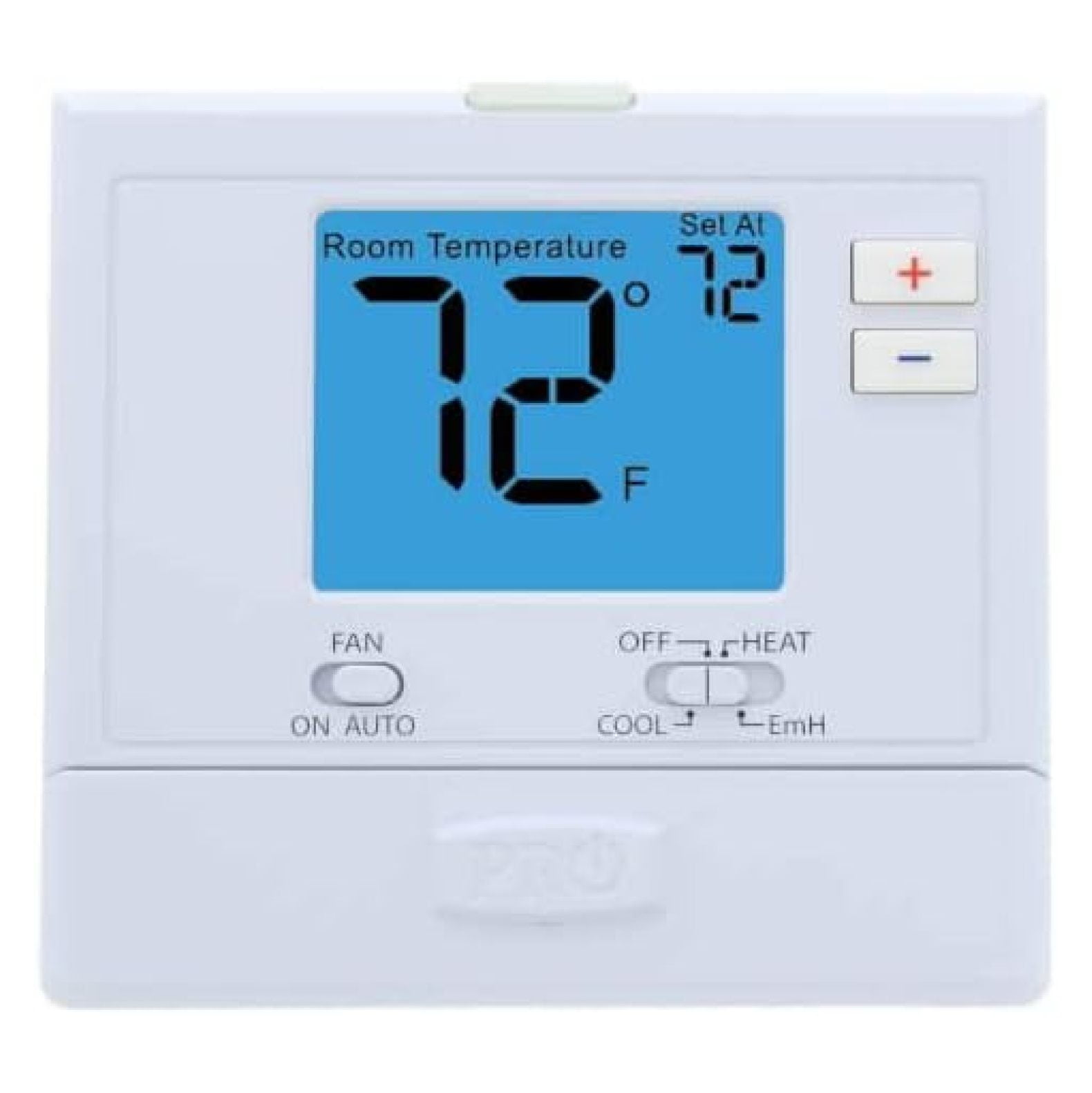 T721 Digital Non-Programmable, Multi-Stage Thermostat w/Heat Pump (2H ...