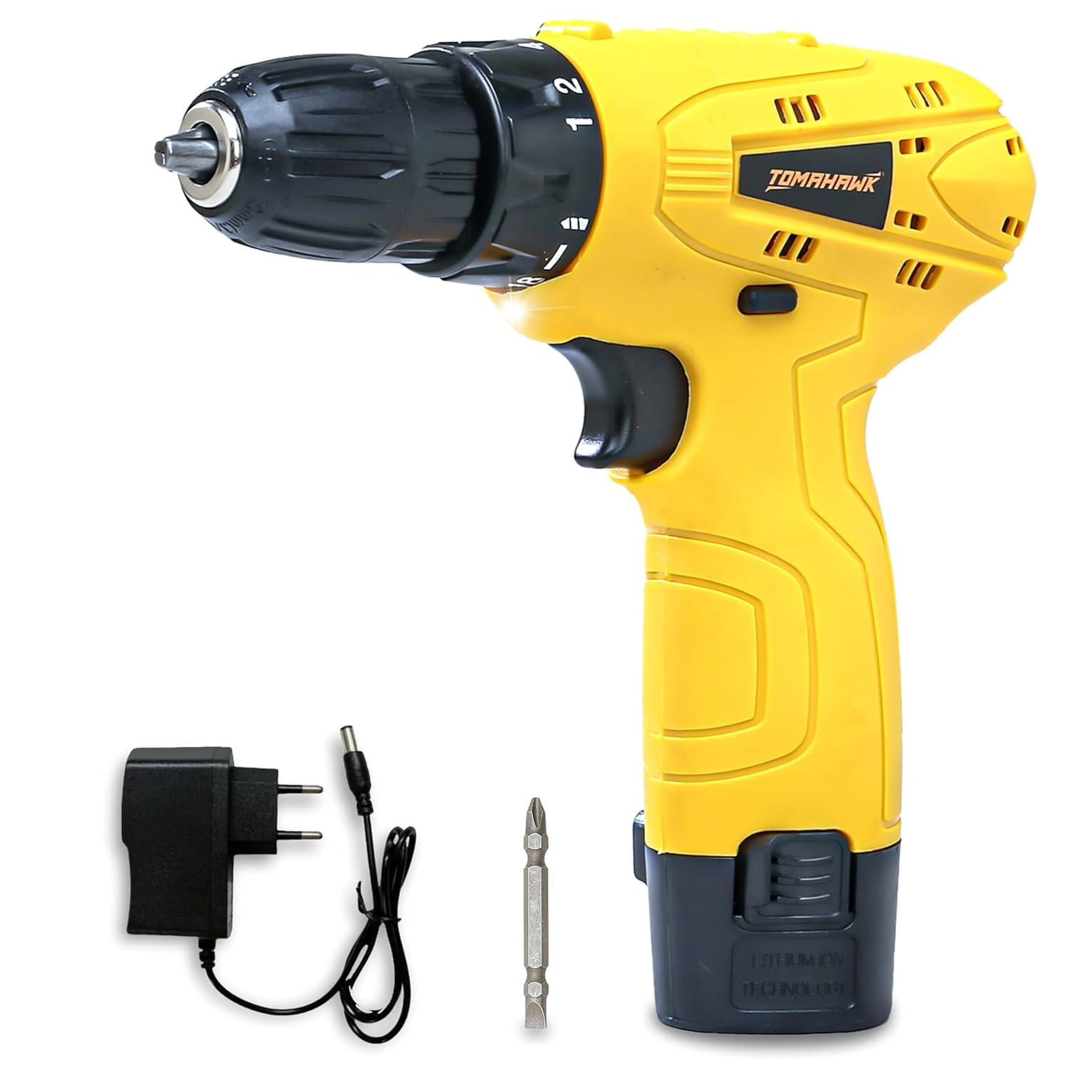 T7386 12v Cordless Screwdriver & Drill Machine | Compact, Lightweight ...