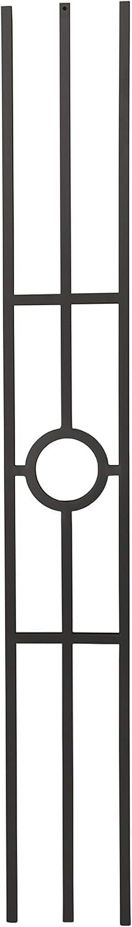 T74 - Iron Baluster - Rectangular Panel with Circle - 44 x 1/2 Inches ...