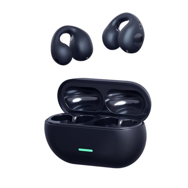 T7500 Open Ear Headphones Wireless Clip-On Earphones With Built-in Mic ...
