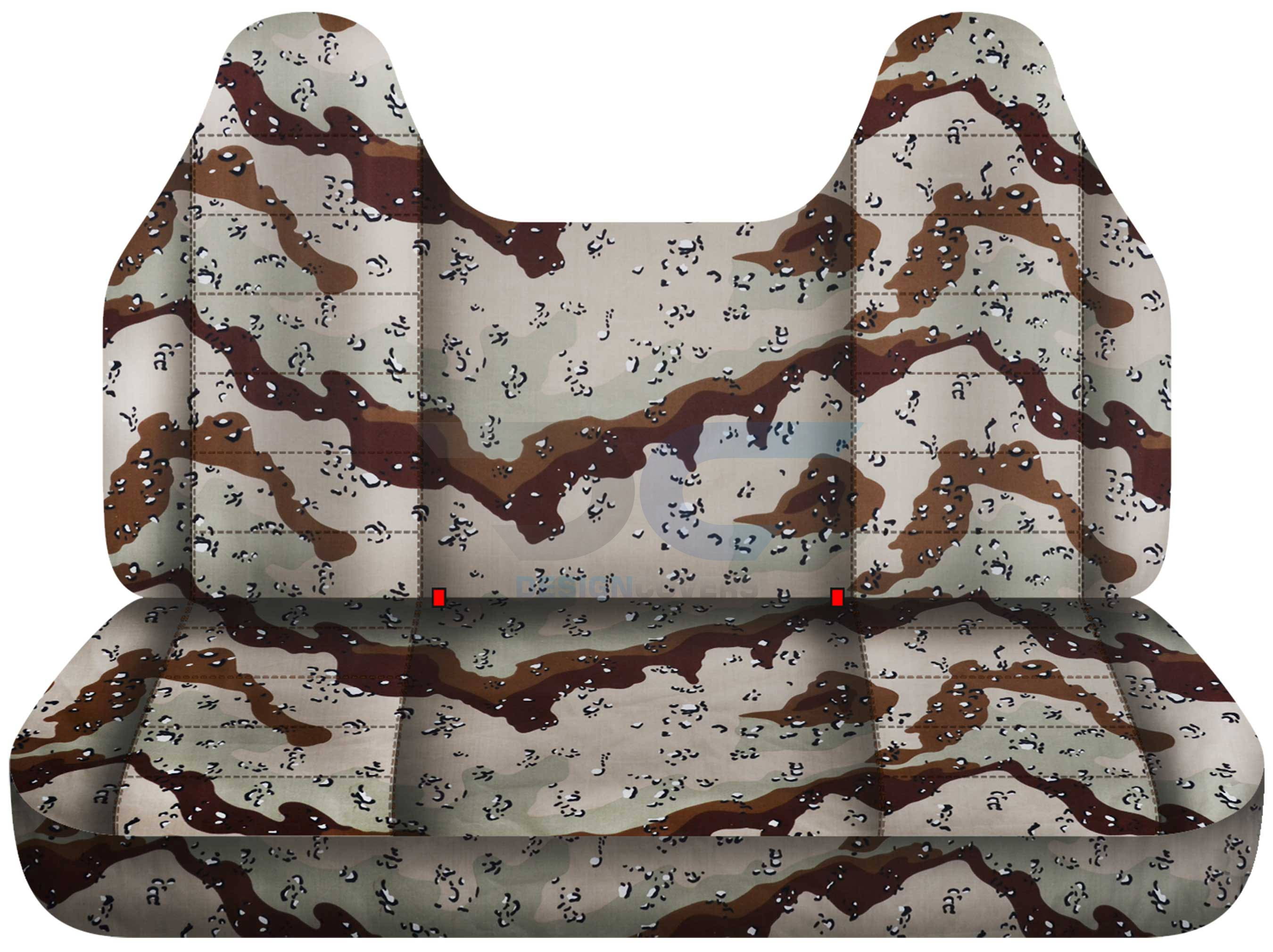 Fits 1999-2004 Ford F-150 Camo Seat Covers Front Solid Bench w Molded ...