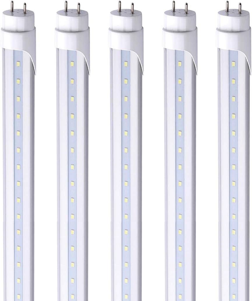 T8 4 Foot LED Shop Light, 22W LED Light Tube, Bi Pin G13 Base, Cold ...