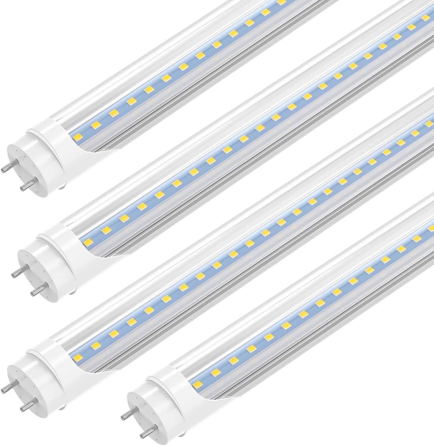 JESLED 4ft T8 LED Light Bulbs, 22W, 5000K Daylight, 2400 Lumens ...