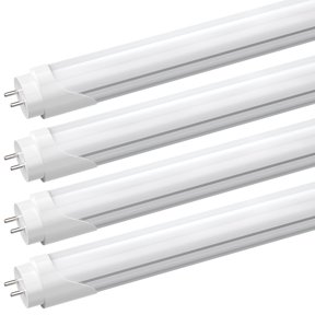 Luxrite 48 inch T8 LED Tube Light, 6500K Daylight, 18W, 2000 Lumens ...