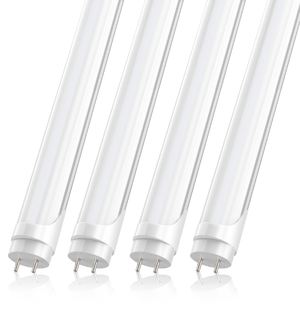 ROMWISH 4ft T8 LED Bulbs, 22W Replacement Tube, 6000K Cool White, Frosted, 4-Pack - Walmart.com