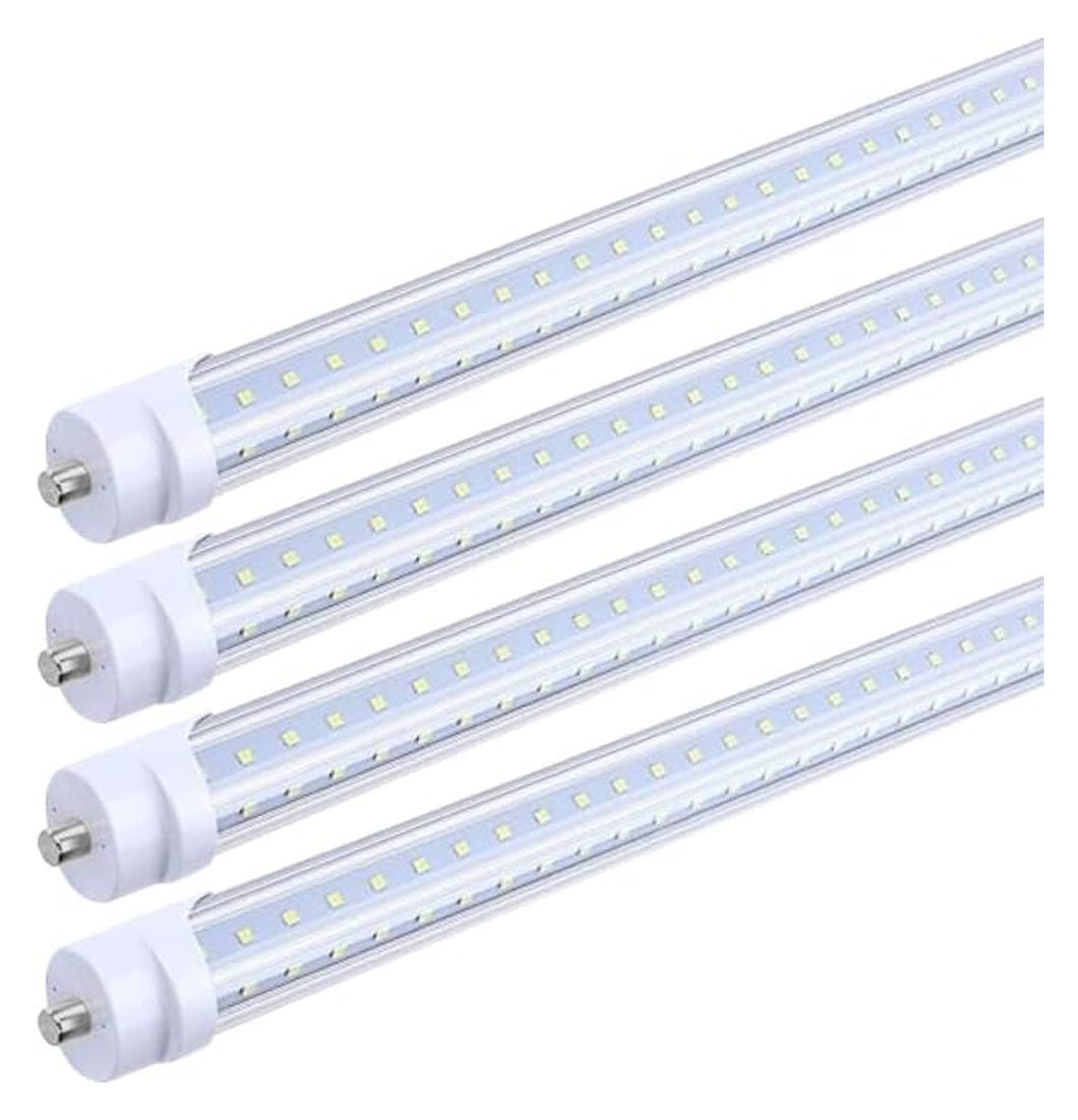 T8 8FT LED Tube Light, 8 Foot T8 V Shaped Single Pin FA8 Base, Ballast ...