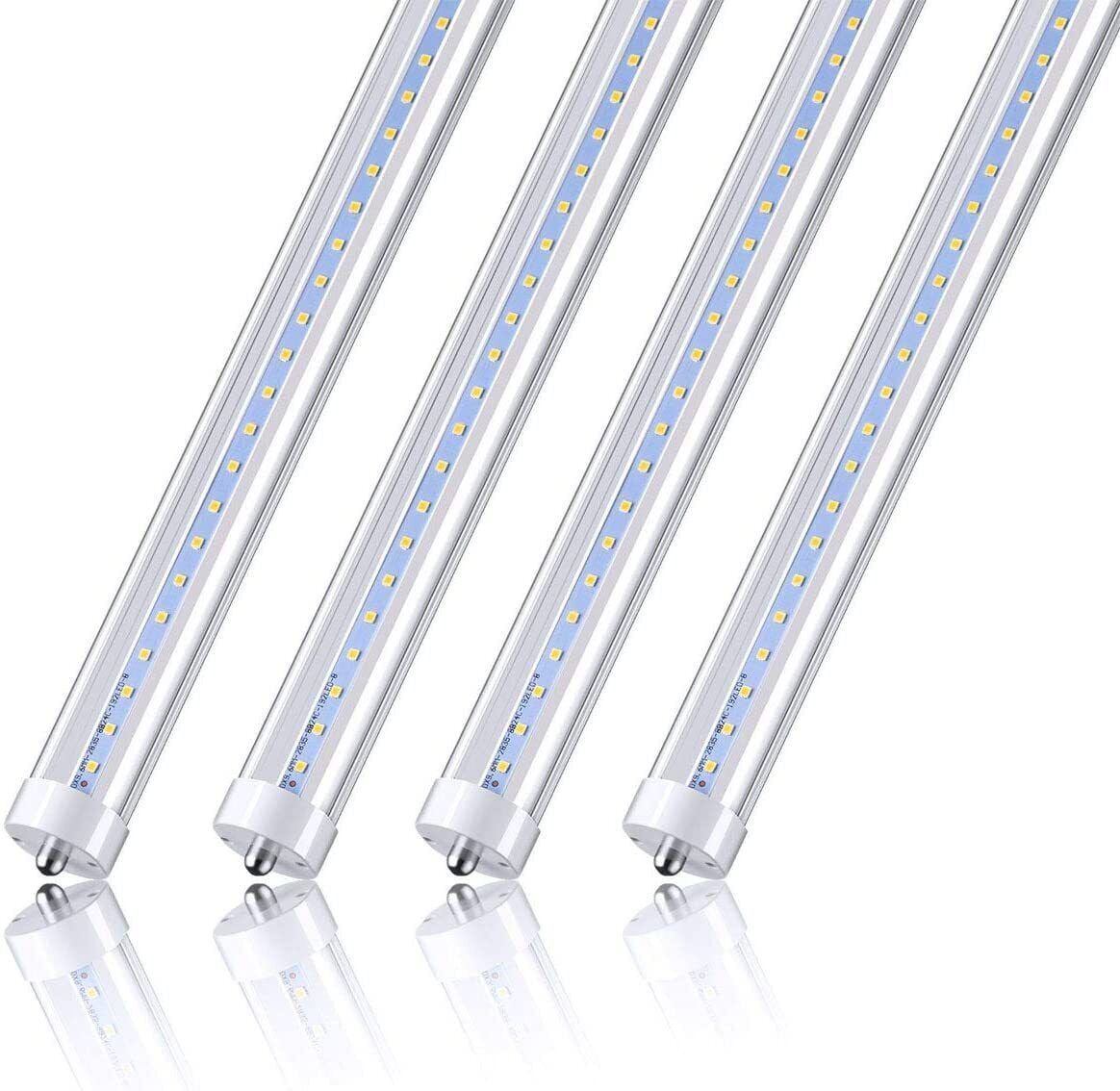 T8 8FT LED Tube Light Bulb,45W FA8 Single Pin LED Shop Light,6500K Cool ...