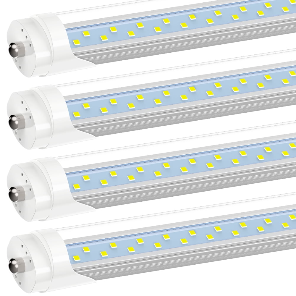 CNSUNWAY LIGHTING T8 8ft LED Tube Light Bulbs, Single Pin Fa8 Base ...