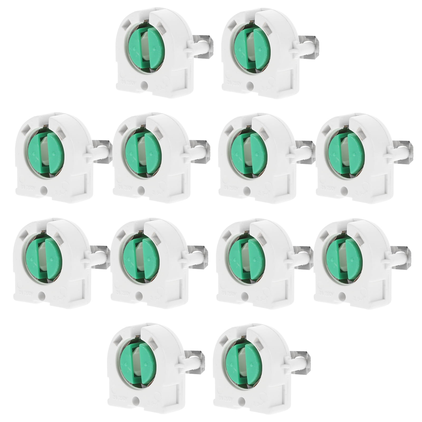T8 Bulb Clips 20 Pcs Grille Lamp Holder Fluorescent Light LED Bulbs ...
