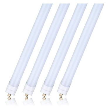 T8 LED Tube Light 8 Feet 45W, Single Pin FA8 Base LED Bulb, Frosted ...