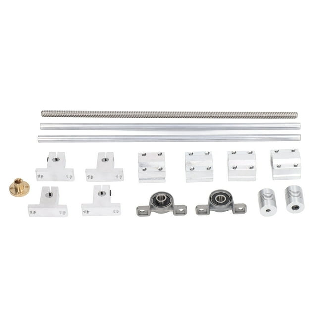 T8 Lead Screw Kit with Coupling Horizontal Optical Axes 8mm Double Rail ...