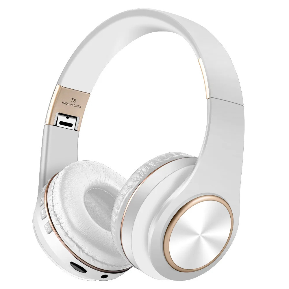 T8 Noise Canceling Headphones Blutooth Game Earphone Bluetooth Earbuds ...