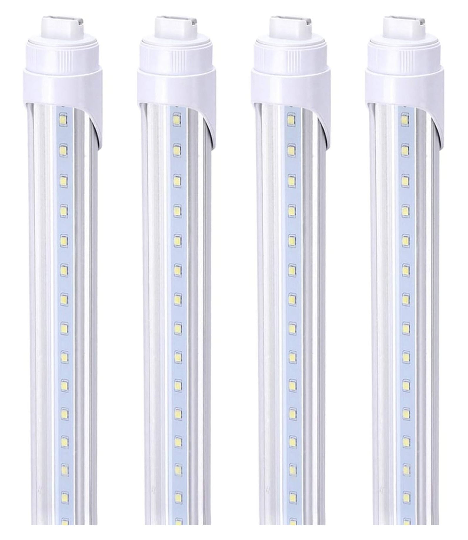 T8 T10 T12 8FT LED Tube Light Bulbs, 45W 5400LM, 6000K, 2 Pin R17D HO ...