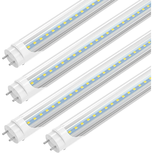 T8 T10 T12 LED 4FT LED Light Bulbs 22W Fluorescent Tube, 6000K Cool ...