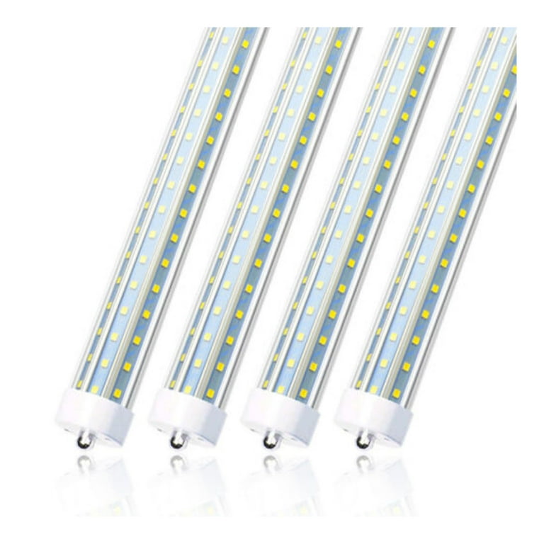 T8 T12 LED Light Bulb 8 Foot 45W 120W LED Tube Light FA8 8FT LED Shop Light Walmart