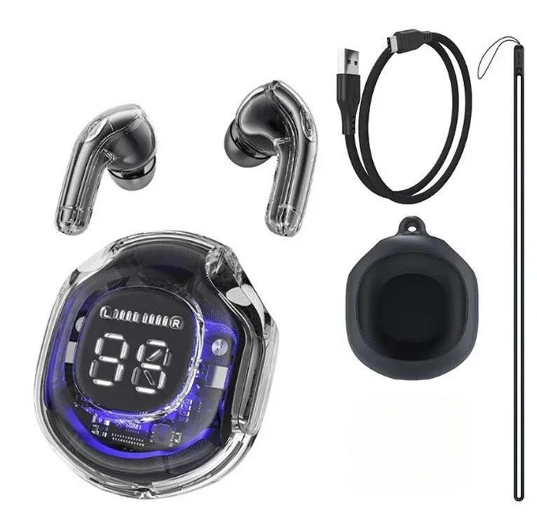 T8 Wireless Bluetooth Headphones LED Power Display In-Ear Wireless ...