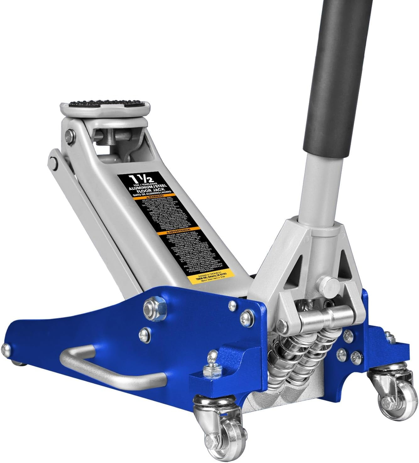 T815016L Hydraulic Low Profile Aluminum and Steel Racing Floor Jack ...