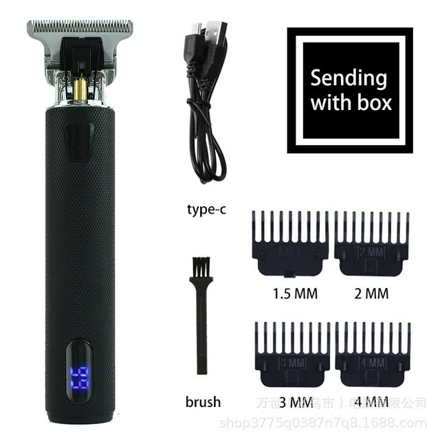 T9 Hair Clipper Professional Electric Shaver Men's Hair Clipper USB ...