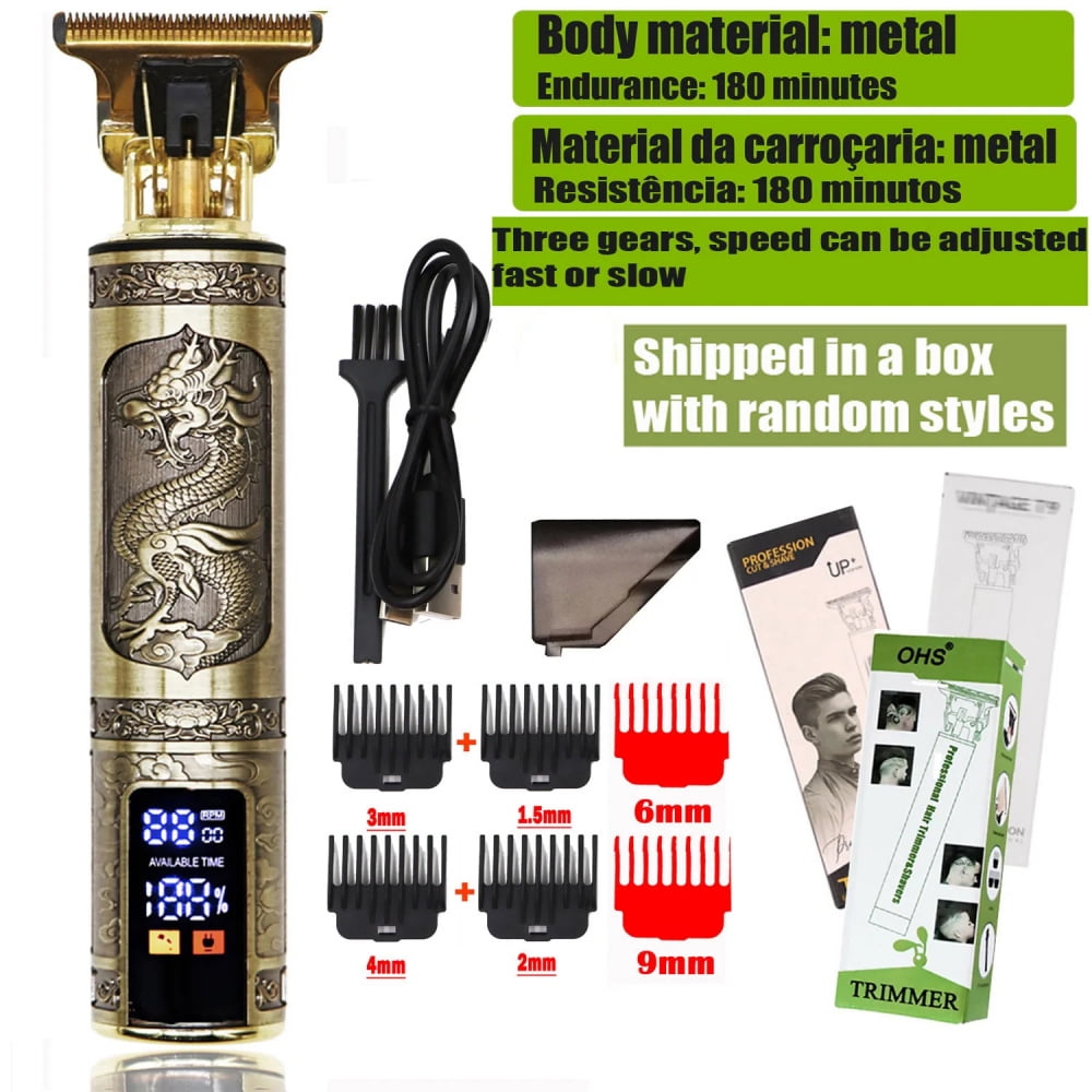T9 Hair Clipper Repair Beard Shaving Body Hair Trimmer Clippers ...
