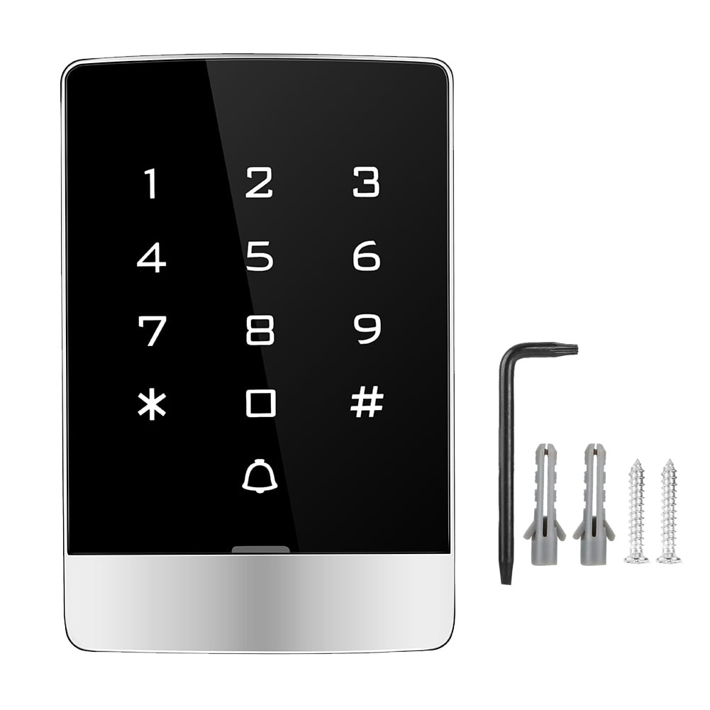 T9 Metal Touch Button Wiegand 26 Bits Card Password Door Entry Access ...
