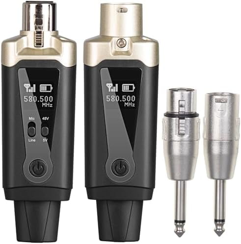 T9 Wireless guitar transmitter receiver, Wireless Microphone ...