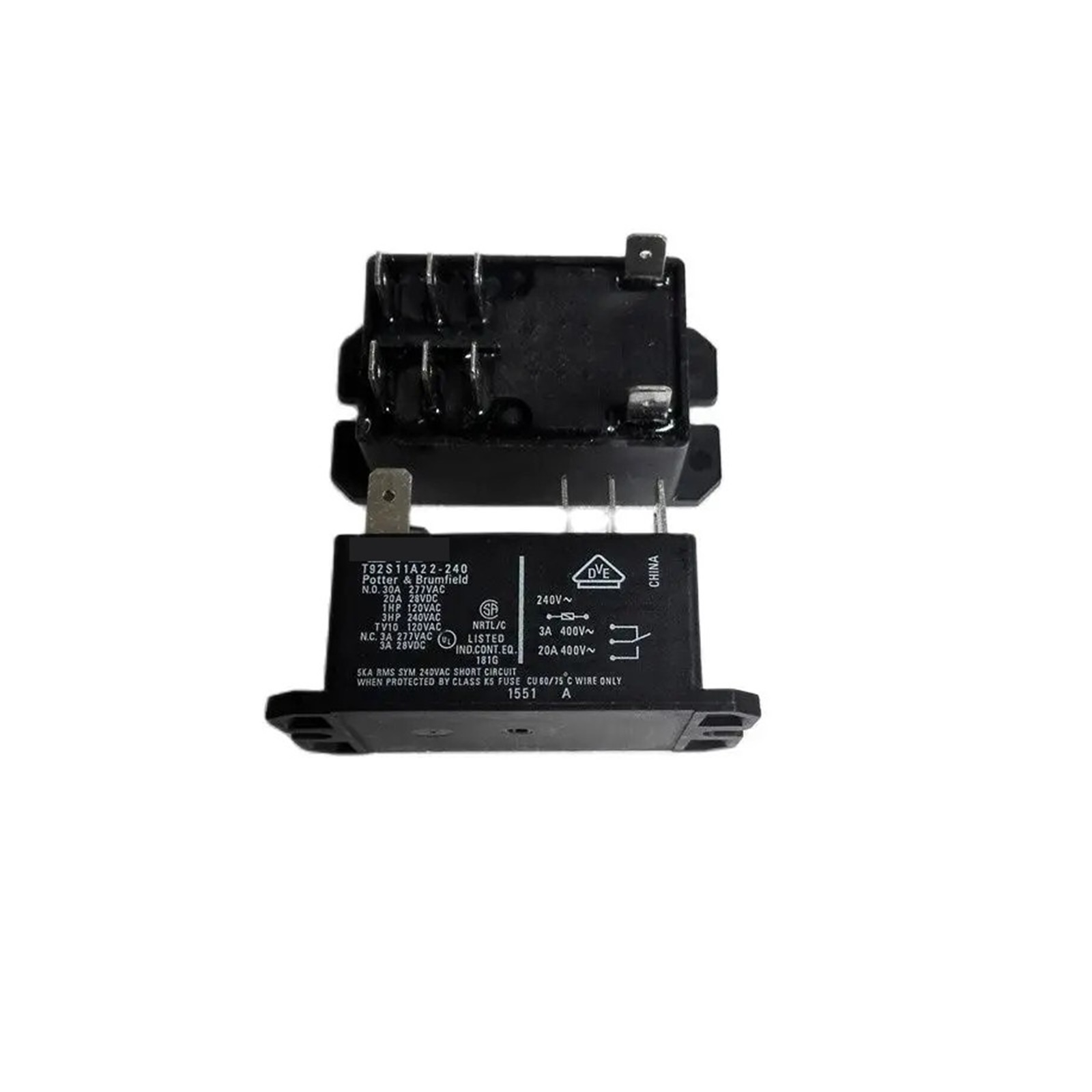 T92S11A22-240 T92P11A22-240 power relay octopus 30A 240VAC 2 on and off ...
