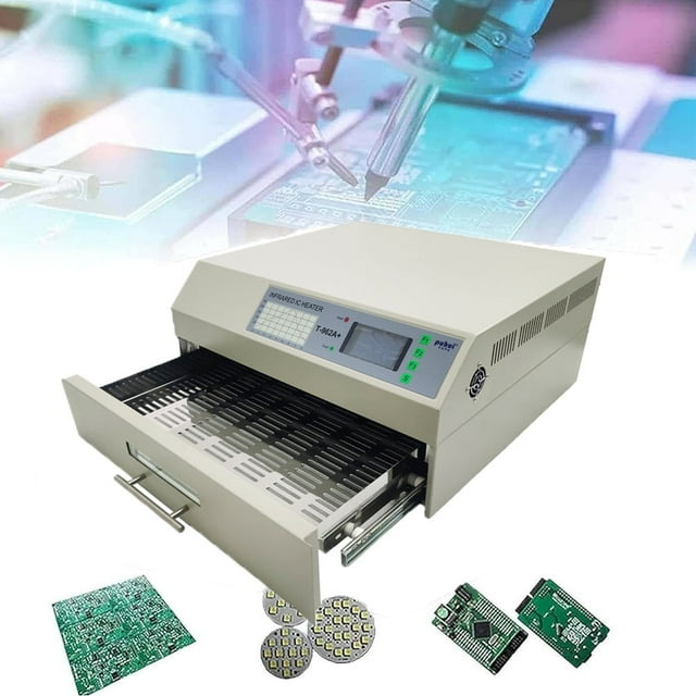 T962A+Reflow Oven Reflow Soldering Machine Micro-computer Control ...